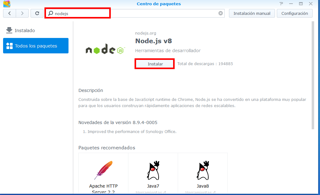 🥇 Como Montar un servidor Node.js En Synology - Synologia